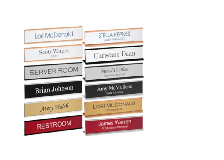Complete your desk with the best affordable engraved office nameplates ...